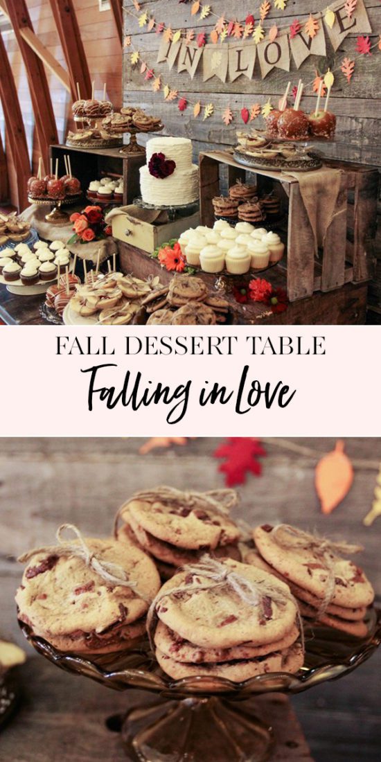 Fall Dessert Table | Falling in Love - Jenny Cookies