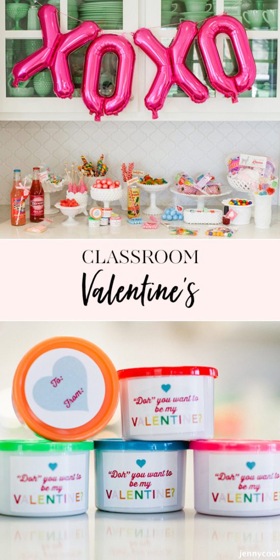 Classroom Valentines - Jenny Cookies