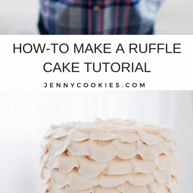 How to Make a Ruffle Cake - Jenny Cookies