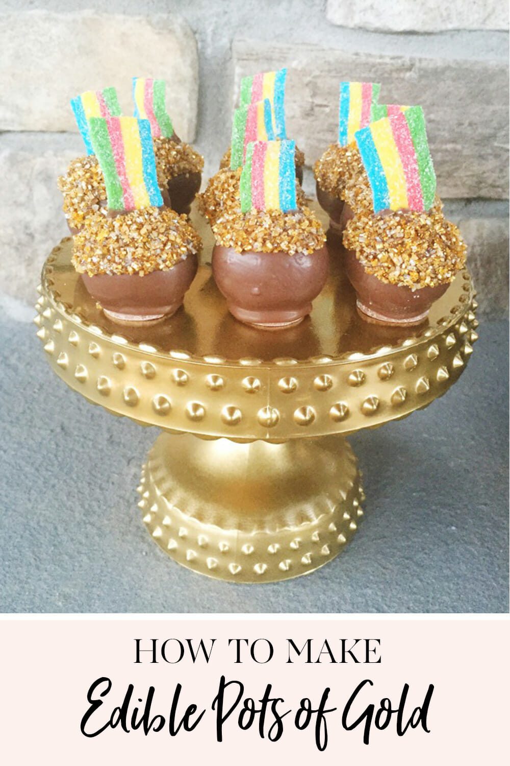 How To Make Edible Pots of Gold - Jenny Cookies