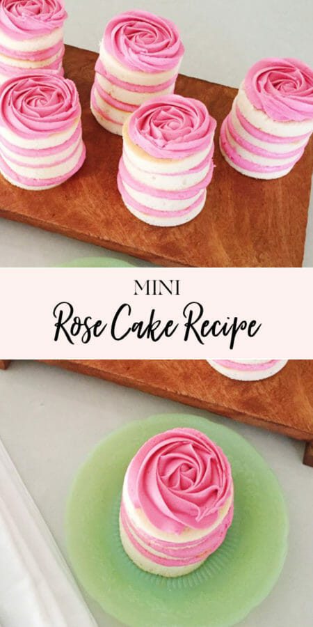 Mini Rose Cake Recipe | Mother’s Day Treat - Jenny Cookies
