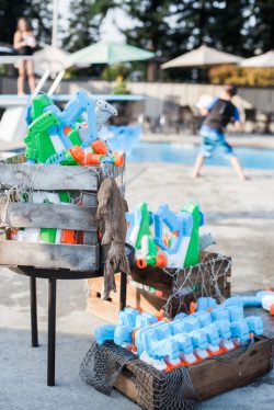 How to Throw a {Shark Themed} Pool Party! - Jenny Cookies
