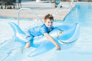 How to Throw a {Shark Themed} Pool Party! - Jenny Cookies