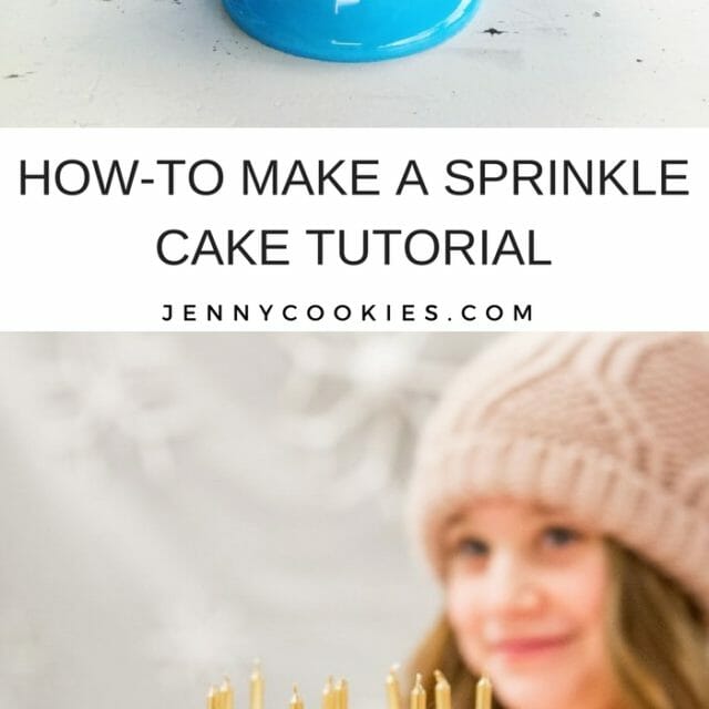How to Make a Sprinkle Cake - Jenny Cookies
