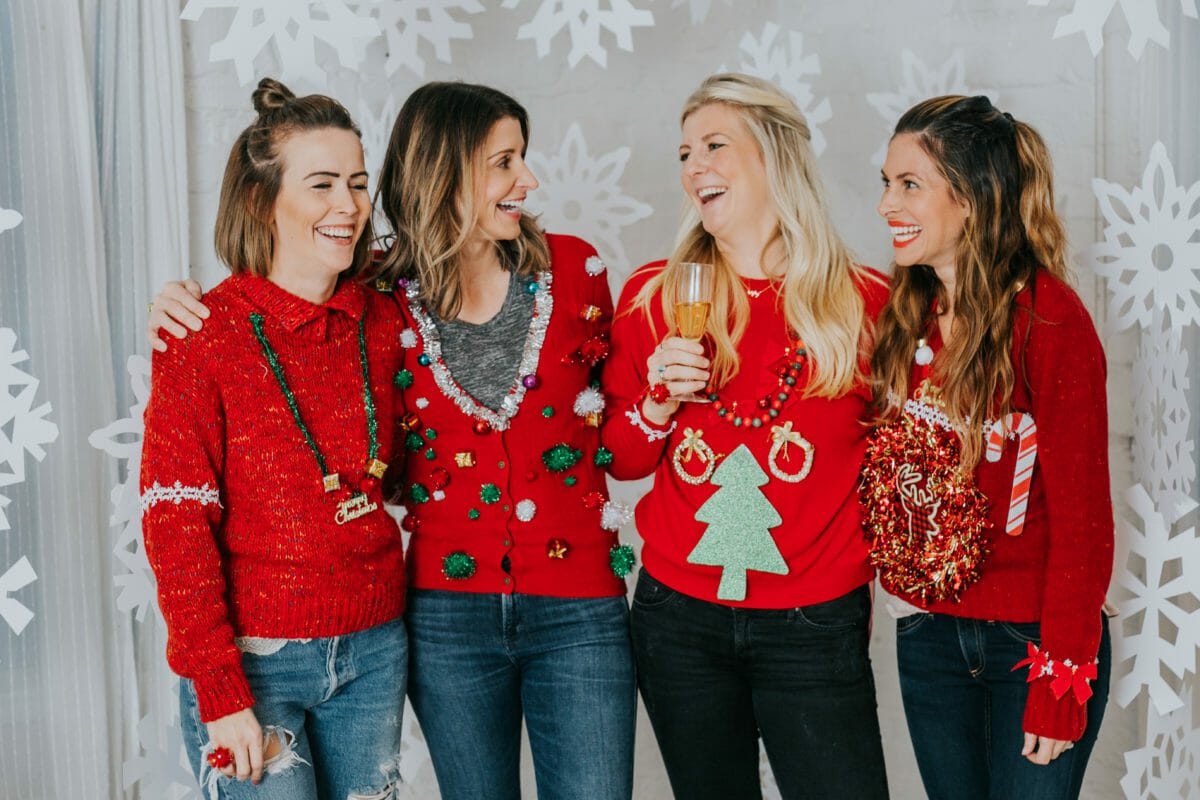 How to Host an Ugly Sweater Making Party - Jenny Cookies