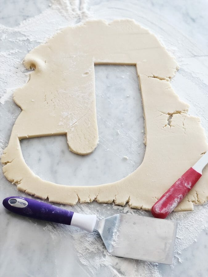 How to make a Letter Cookie Cake - Jenny Cookies