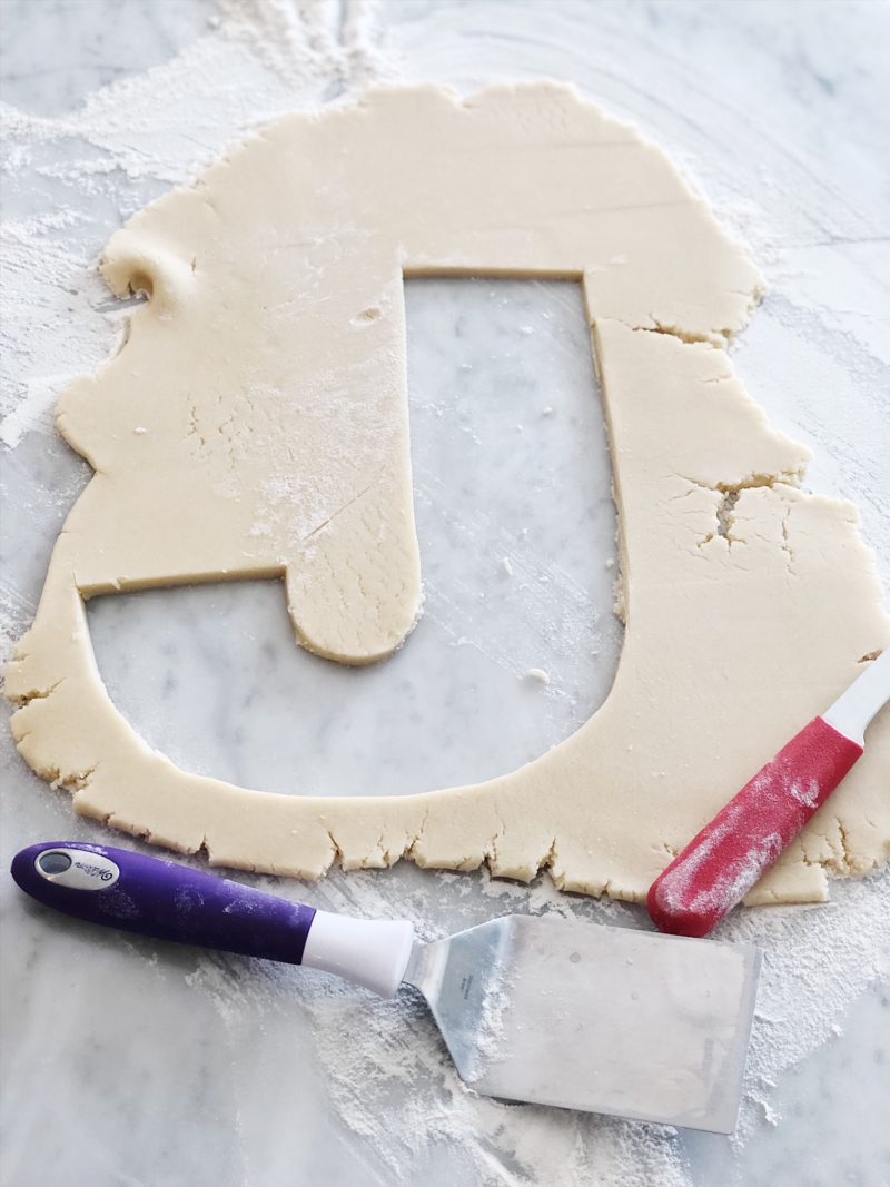 How to make a Letter Cookie Cake - Jenny Cookies