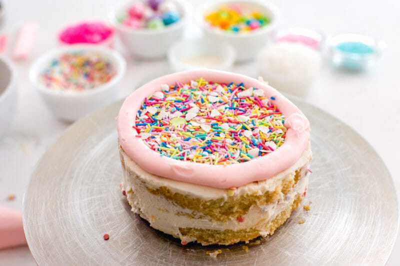 How to Transform a Store Bought Cake - Jenny Cookies