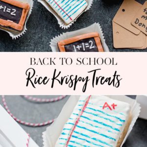 Back to School Rice Krispy Treats