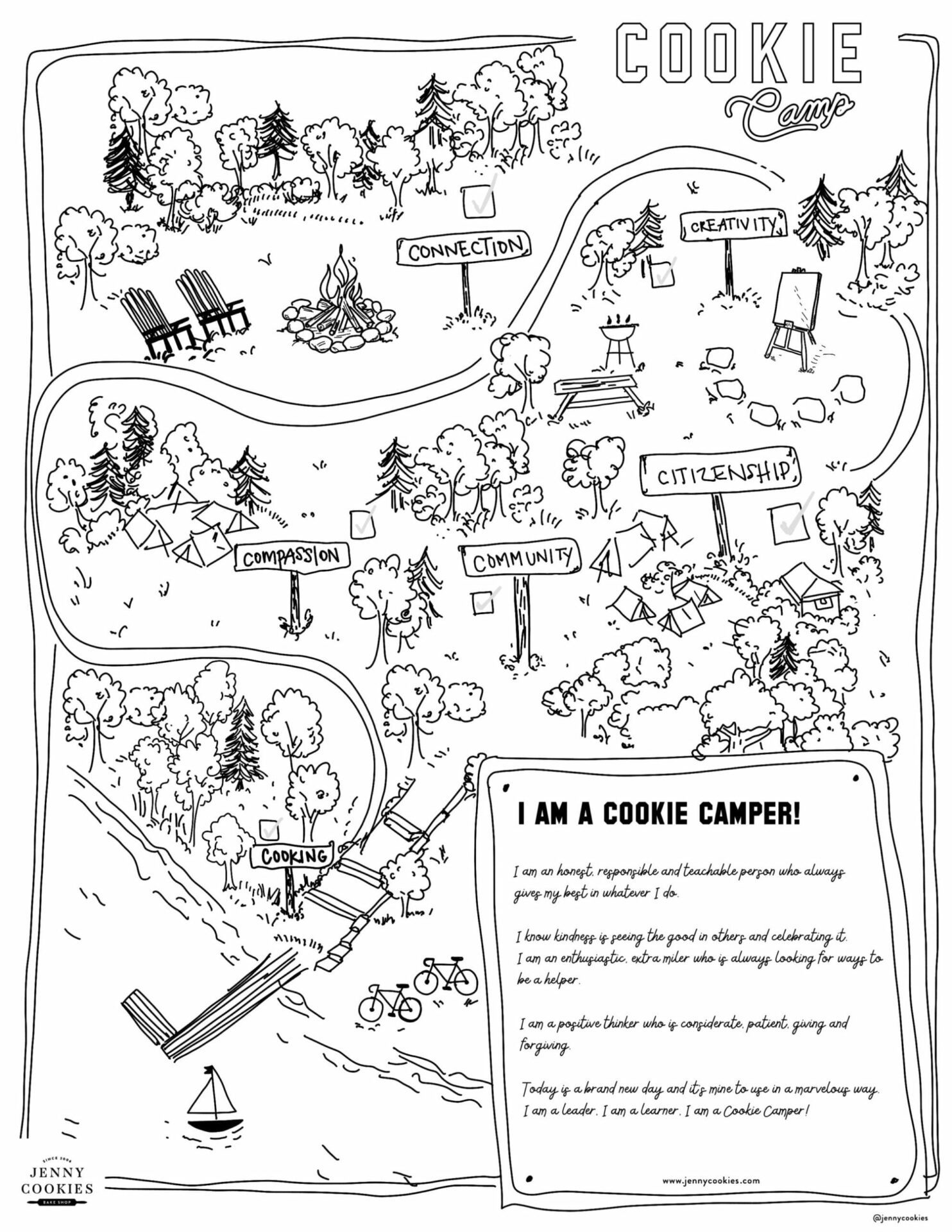 Let’s go to Cookie Camp! - Jenny Cookies